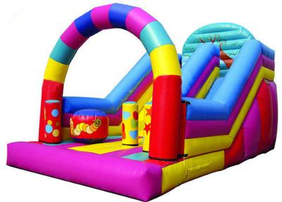 China Colorful Big Party Teens Arch Large Inflatable Slide Digital Printing Fireproof for sale