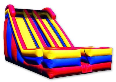 China Dual 2  Lanes Large Inflatable Slide 0.55 Mm PVC Tarpaulin Enviroment - Friendly for sale
