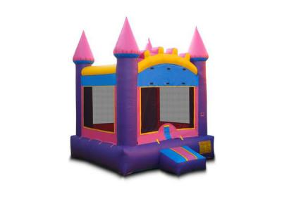 China Pink Princess Inflatable Bounce House Attractive Inflatable Bouncer Castle Customized for sale