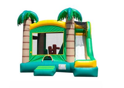 China Tropical Inflatable Bouncer Combo Amusement Park Fireproof 19 X 18 X 16m Customized for sale