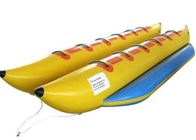 China Water Sports Inflatable Water Toys Two Flying Float Banana 450 * 204 Cm Customized for sale