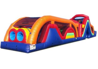 China Inflatable Bouncy Castle Assault Course , Warrior Dash Blow Up Obstacle Course Rental for sale
