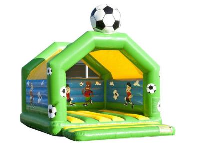 China Football Inflatable Toddler Jump House , Sports Games Inside Bounce House for sale