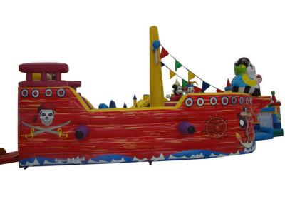 China Inflatable Water Obstacle Course , Attractive Corsair Obstacle Course Moon Bounce for sale