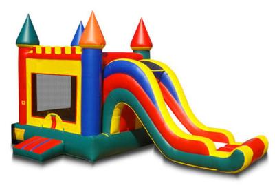 China Arch Inflatable Bounce House Ball Pit Combo , Outdoor Games Wet Dry Bounce House for sale