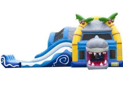 China Shark Inflatable Fun House Bouncer Castle , Rental Small Inflatable Bounce House for sale