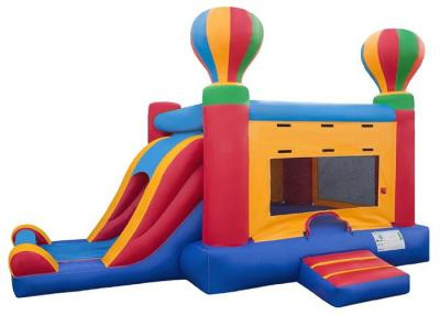 China Attractive Colorful Inflatable Bouncer Combo Happy Hop Jumping Castle 0.55mm Plato PVC Tarpaulin for sale