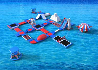 China Entertainment Aqua Giant Inflatable Water Park Obstacle Course Large Water Inflatables for sale