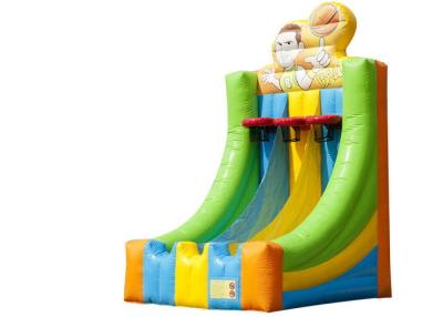 China Attractive Baby Inflatable Sports Games Inflatable Basketball Bounce House Fire Resistance for sale