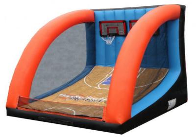 China Amusement Park Inflatable Sports Games Basketball Shootout PVC Material Waterproof for sale