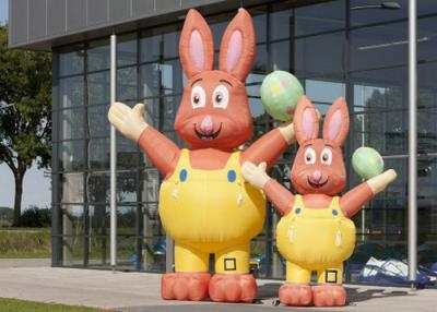 China Attractive Cute Inflatable Easter Bunny , Commericial Funny Custom Made Inflatables Advertising for sale