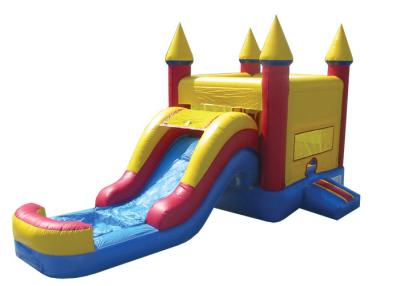 China Giant Outdoor Games Inflatable Bouncer Combo Bouncer House With Slide Waterproof for sale
