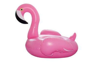 China Enviromental Inflatable Water Toys , Pink PVC Inflatable Flamingo Pool Float for sale