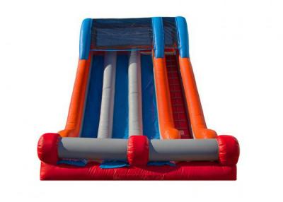 China Large 0.55mm PVC tarpaulin Inflatable Water Slide For Outdoor Amusement for sale