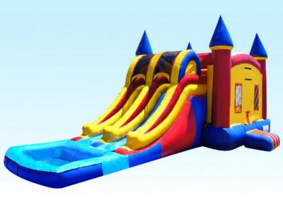 China 29Ft Dual Lane Inflatable Castle Combo For Kids 29L x 13W x 14H for sale
