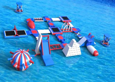 China Commercial 0.9 mm PVC Inflatable Amusement Park / Inflatable Water Play for sale