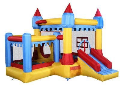 China Colorful Inflatable Bounce House Castle With Plastic Ball For Kids Jumper for sale