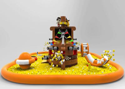 China Corsair Theme Water Park , Colorful Inflatable Water Equipment For Kids Fun for sale