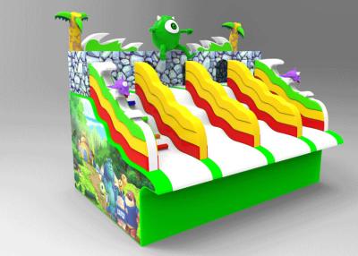 China Huge Monster Theme Inflatable Water Slide Combo , Commercial Water Slides For Adults for sale