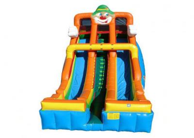 China Customized Size Large Inflatable Slide With Coloful Shape For Backyard for sale