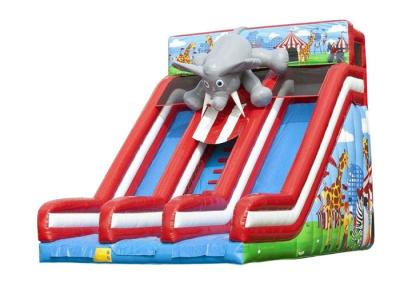 China Elephant Backyard Large Inflatable Commercial Slide For Kids EN14960 BV for sale