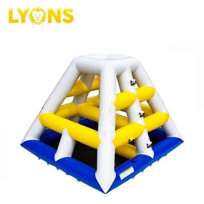China Exhilarating Fun Inflatable Climbing Tower For Water Park OEM / ODM for sale