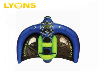 China Bule Inflatable Water Toys , Stimulated Inflatable Flying Manta Ray for sale