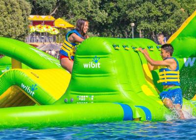 China Giant Outdoor Inflatable Water Park Airtight Sealed Fireproof Material CE UL for sale