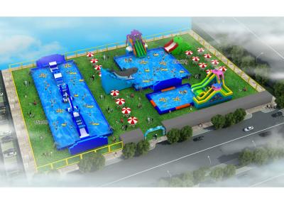 China Durable Outdoor Inflatable Water Park / Blow Up Water Playground for sale
