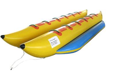 China Air Welded Inflatable Banana Boat Inflatable Water Toys 0.9mm PVC Tarpaulin for sale