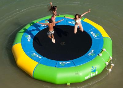 China Multi Size Leak - proof Inflatable Floating Trampoline In Water Park 6 Years Warranty for sale