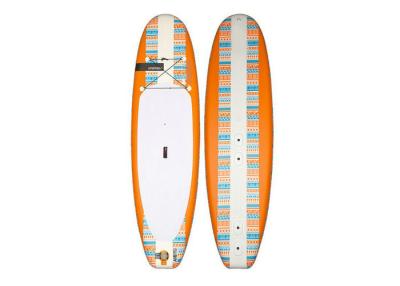 China Orange Inflatable Sup Board for Adults , Sea Sport Inflatable Paddle Board For Surfing for sale