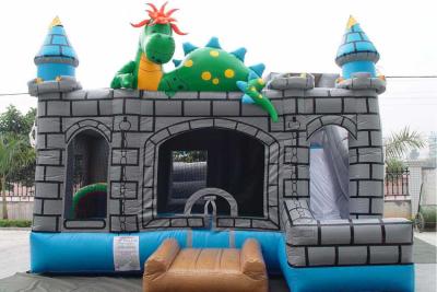 China Colorful Inflatable Bouncer Combo With Slide For Garden Commercial Events for sale