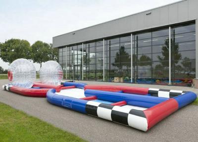 China Custom Inflatable Sports Games , 0.55mm PVC Tarpaulin Inflatable Zorb Ball Track for sale