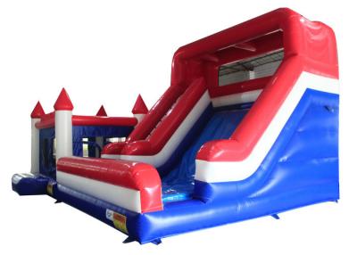 China Tarpaulin Inflatable Large Slide / Playground Climbing Combo Bounce House for sale