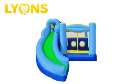 China 0.55mm PVC tarpualin Inflatable bounce House Combo With Logo Printing for sale