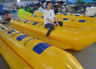 China Customized Triple Welding Inflatable Water Toys / Blow Up Double Banana Boat for sale