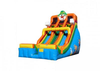China Colorful Inflatable Clown Slide With Bumper For Commercial Events BV CCC for sale