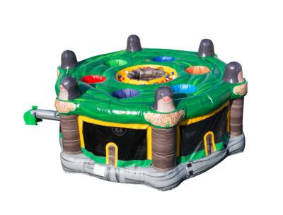 China Green Funny Indoor Inflatable Whack - a - mole Game For Children BV CCC UL for sale