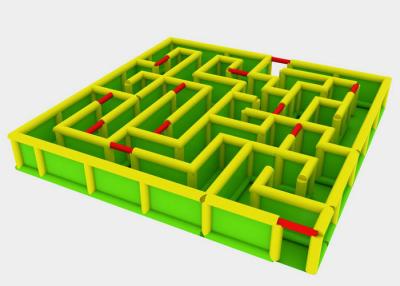 China PVC Tarpaulins Inflatable Sports Games Labyrinth Maze Kids Playground for sale