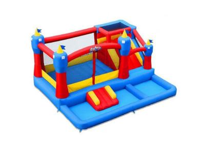 China PVC Tarpaulins Attractive Party Inflatable Bouncer Combo With Slide  5 * 5 * 3m for sale