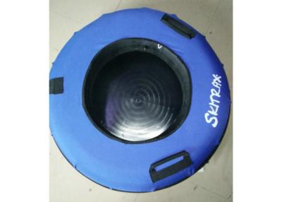 China Custom Blue Inflatable Snow Tube , Winter Sport Games Ski Tube For Adults for sale