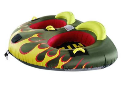 China Customized PVC Inflatable Water Toys / 2 - Riders Towable Water Tubes for sale