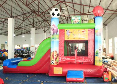 China 0.55mm PVC Trapaulins Animals Sports Inflatable Bouncer Combo With 3 Years Warranty for sale