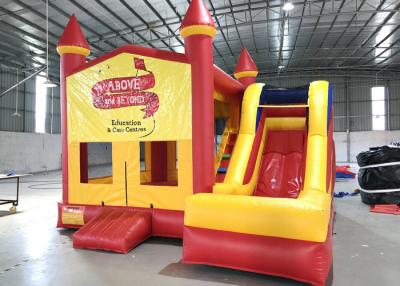 China Brightly Color Commercial Inflatable Bouncer Combo / Kids Bouncy Castle for sale