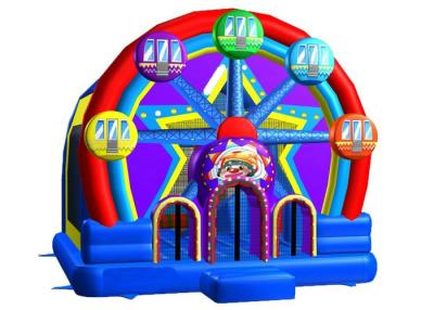 China Commercial Inflatable Bouncer House Combo 0.55mm PVC Ferris Wheel for sale
