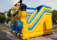 China Little Yellow Man Despicable Inflatable Bouncer Combo With Dual Slide SGS CE UL for sale