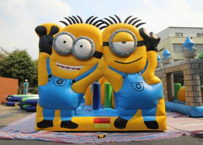 China Minions Little Yellow Man Despicable Inflatable Bouncer Combo With Dual Slide SGS CE UL for sale