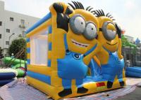China Little Yellow Man Despicable Inflatable Bouncer Combo With Dual Slide SGS CE UL for sale