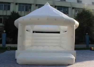China Safety White Wedding Inflatable Jumping Bouncer House For Couples for sale